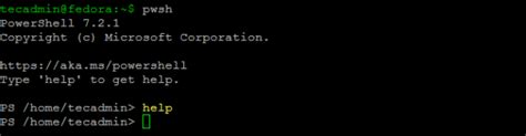 How To Install PowerShell On Fedora TecAdmin