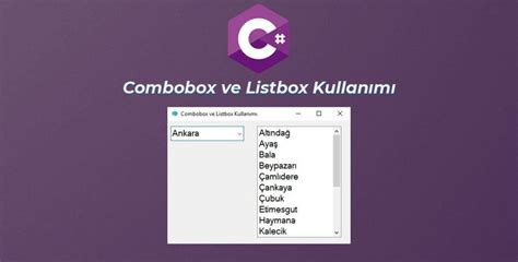 Combobox Ve Listbox Kullanımı Kodisyum