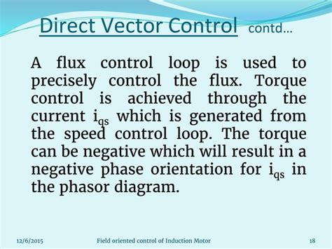 Updated Field Oriented Control Of Induction Motor Pptx