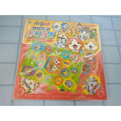 สินค้าของสะสม Origami ด้วยสติกเกอร์ Yokai Watch สินค้าญี่ปุ่นมือสอง