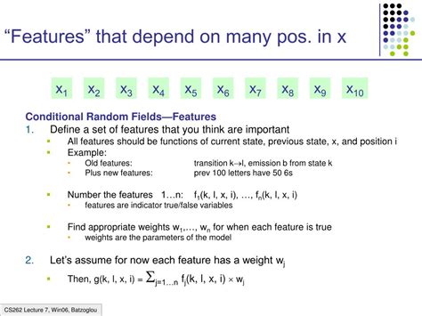 Ppt Hidden Markov Models—variants Conditional Random Fields
