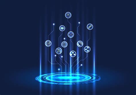 Premium Vector Technology Circle Smart