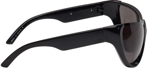 Balenciaga Black Bug Eye Sunglasses Balenciaga