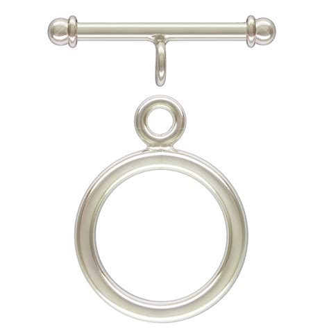 Sterling Silver 1mm Round Toggle W Rings Per Piece Wholesale Venetian Glass Beads Murano Glass