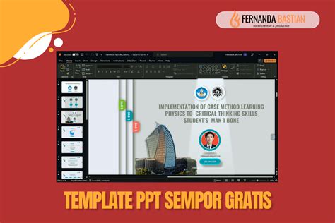 Download Template Ppt Seminar Proposal Sempro Gratis Fernanda Bastian