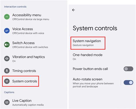 android menu buttons