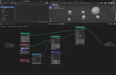 Accessing The Indices Of Each Instance Without Realizing Instances Modeling Blender