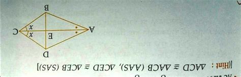 SOLVED Help Figure And Hint Is Given Above A Quadrilateral ABCD Is Such That The Diagonal AC