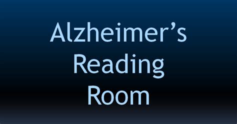 Alzheimers Test Questions Alzheimers Front Row