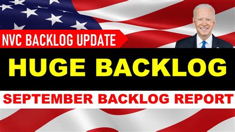 Huge NVC Backlog NVC Backlog Update September Immigrant Visa Interview Backlog Update