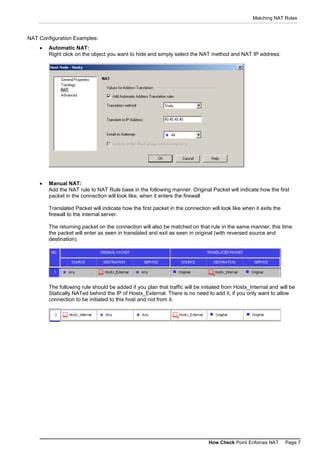 How To Troubleshoot Nat Related Issues Pdf Operating Systems Computer Software And