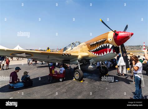 A Curtiss P 40 Warhawk At The 2011 Wings Over Camarillo Air Show In