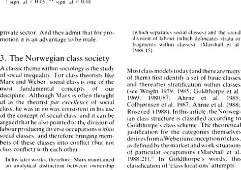 Market And Work Situations By Occupational Sex Segregation Download