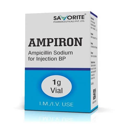 1g Ampiron Ampicillin Sodium Injection At Best Price In Vadodara