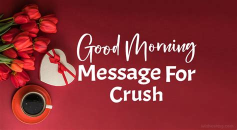 Good Morning Message To Your Crush