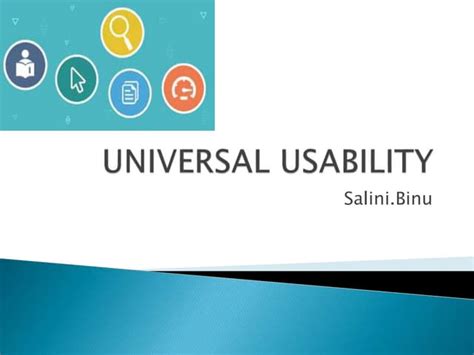 Universal Usability Pptx