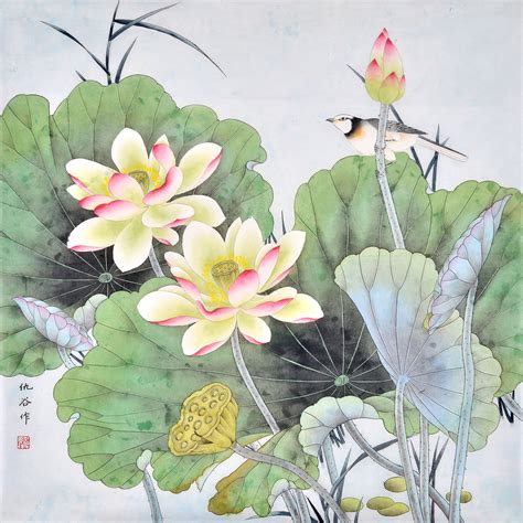 素荷花图 鱼荷花图 大幅荷花图 第5页 大山谷图库