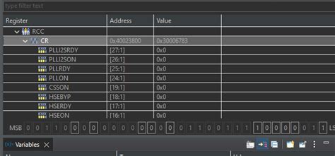 Solved Stm32cubeide Register View Problem Stmicroelectronics Community