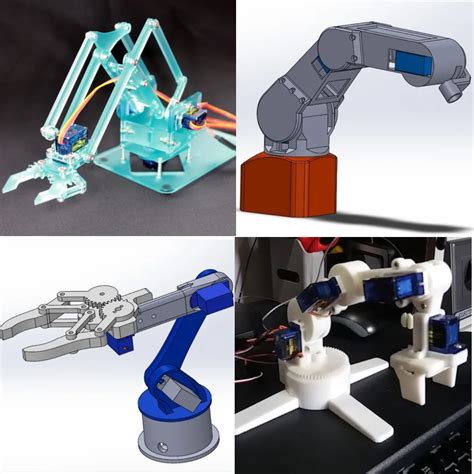 Infotronikblog Arduino Brazo Robot Con Servos Robot Arm 42 Off