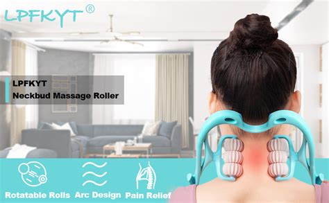 Neckbud Massage Roller Blesnia Rolneck Neck Massager Neck Bud Massage Roller