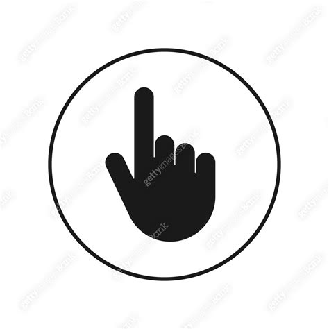 Computer Mouse Cursor Pointer Hand Cursor Icon Web Design 이미지