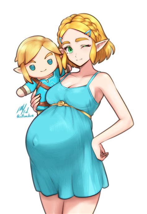Link And Princess Zelda The Legend Of Zelda And 1 More Drawn By