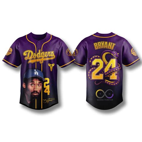 Kobe Bryant Mamba Forever X Dodgers Jersey