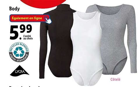 Promo Body Chez Lidl Icatalogue Fr