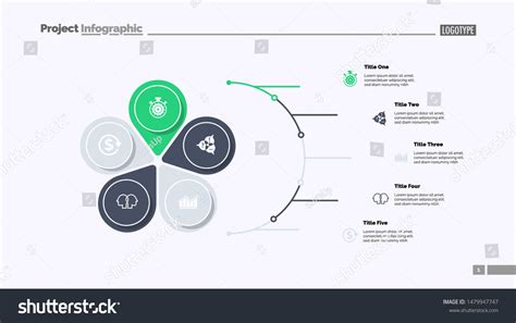 Petal Diagram Five Elements Option Graph Stock Vector Royalty Free