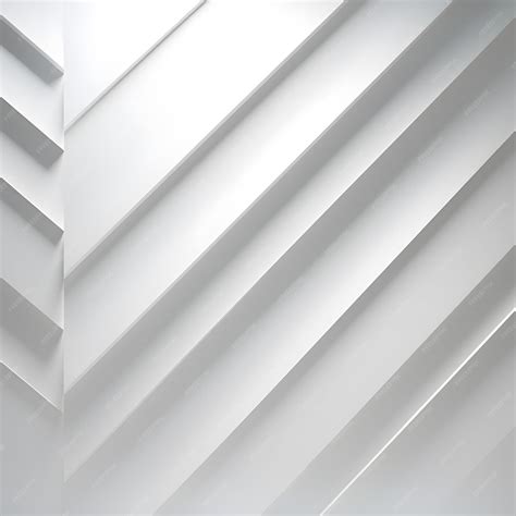 Abstract White Background With Diagonal Shadows Featuring Sharp