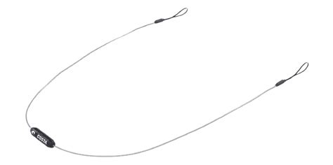 Costa C Line Loop Retainer Silver Black Tuppens