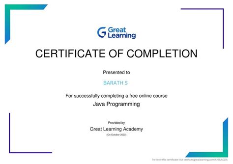 barath s on linkedin hi all i have successfully completed the java