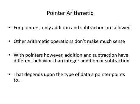 Ppt Pointers Powerpoint Presentation Free Download Id2097030