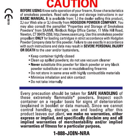 Buy Imr 4198® Rifle Powder Hodgdon Powder