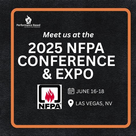 Are You Attending The Nfpa Conference And Expo Next Week Performance