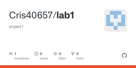 Github Cris40657lab1 Project 1