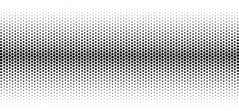 점선 그라데이션 하프톤 배경입니다 팝 아트 스타일의 가로 매끄러운 점선 패턴 추상 현대 세련된 질감입니다 그라디언트 흑백 하프