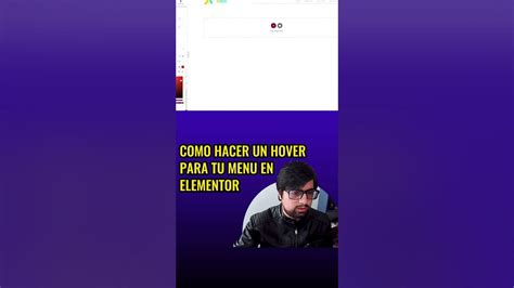 Como Hacer Un Hover Para Tu Menu En Elementor Shorts Youtube