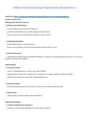 CS643 Cloud Computing Programming Assignment 2 Docx CS643 Cloud