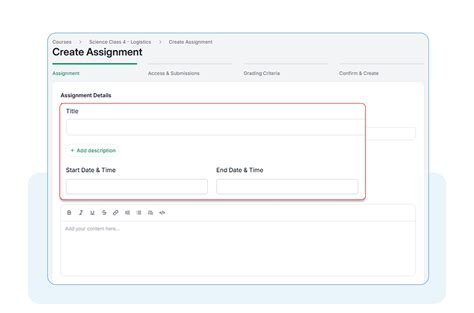 How To Create Assignment In Testpress