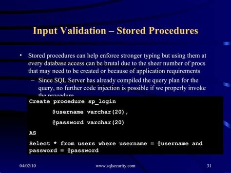 Sql Server Security Attack Ppt