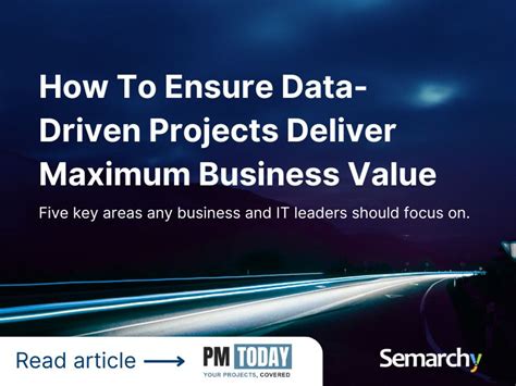 semarchy on linkedin how to ensure data driven projects deliver maximum business value pm…