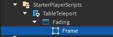Frame Not Fading In And Fading Out Scripting Support Developer