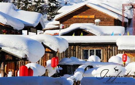 2023雪乡雪韵大街玩乐攻略 晚上6点钟雪乡的灯全部亮了 去哪儿攻略