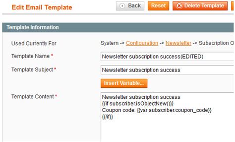 Configuration Magento Newsletter Popup Pro User Guide