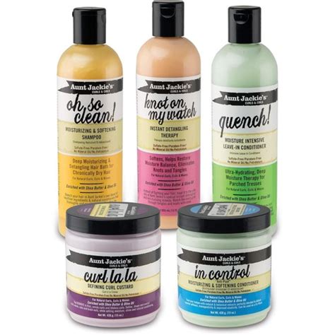 Aunt Jackies Curls And Coils Quench Moisture Intensive Leave In Hair