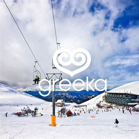 Snowboarding On Mount Parnassos Greece Greeka