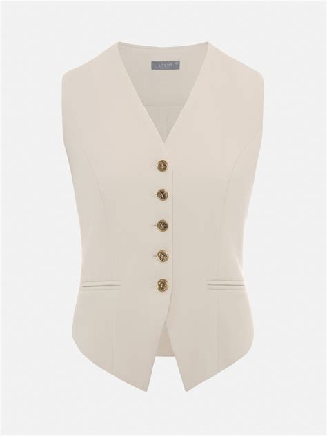 Костюмный жилет из фактурной ткани :: LICHI - Online fashion store