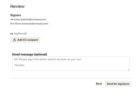 How To Send A Signature Request In Dropbox Dropbox Sign