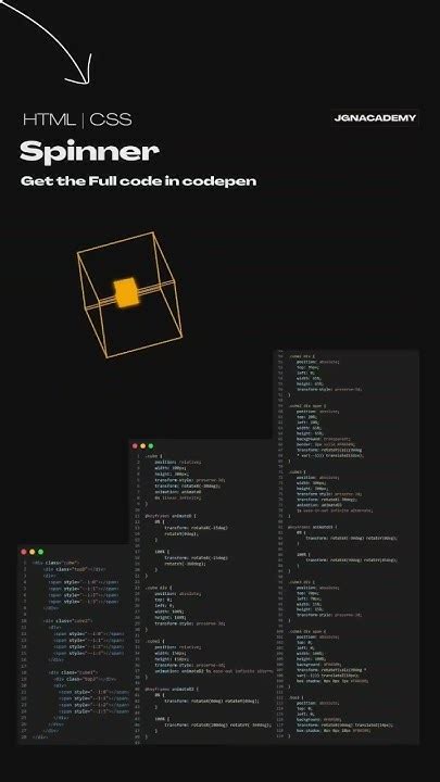 Spinner Html Css Css3 Shorts Edit Software Programming Code Coding Javascript Youtube
